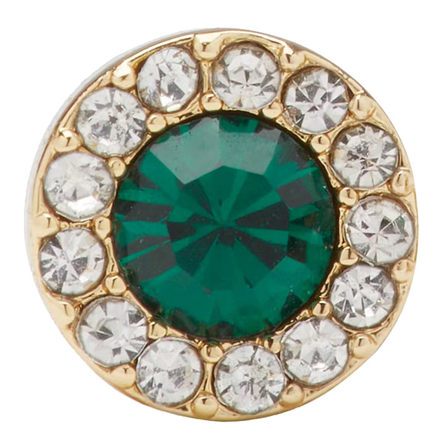 Buy Kate Spade You're A Gem Pave Halo Studs Earrings in Emerald KI318 Online in Singapore ...