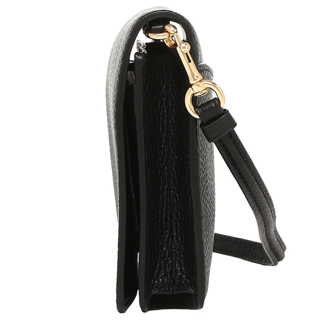 Coach Anna Foldover Clutch Crossbody Bag in Black 3037 – PinkOrchard.com