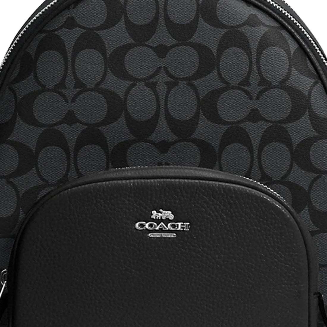 Coach Court Backpack Bag In Signature Canvas in Graphite/ Black 5671 ...