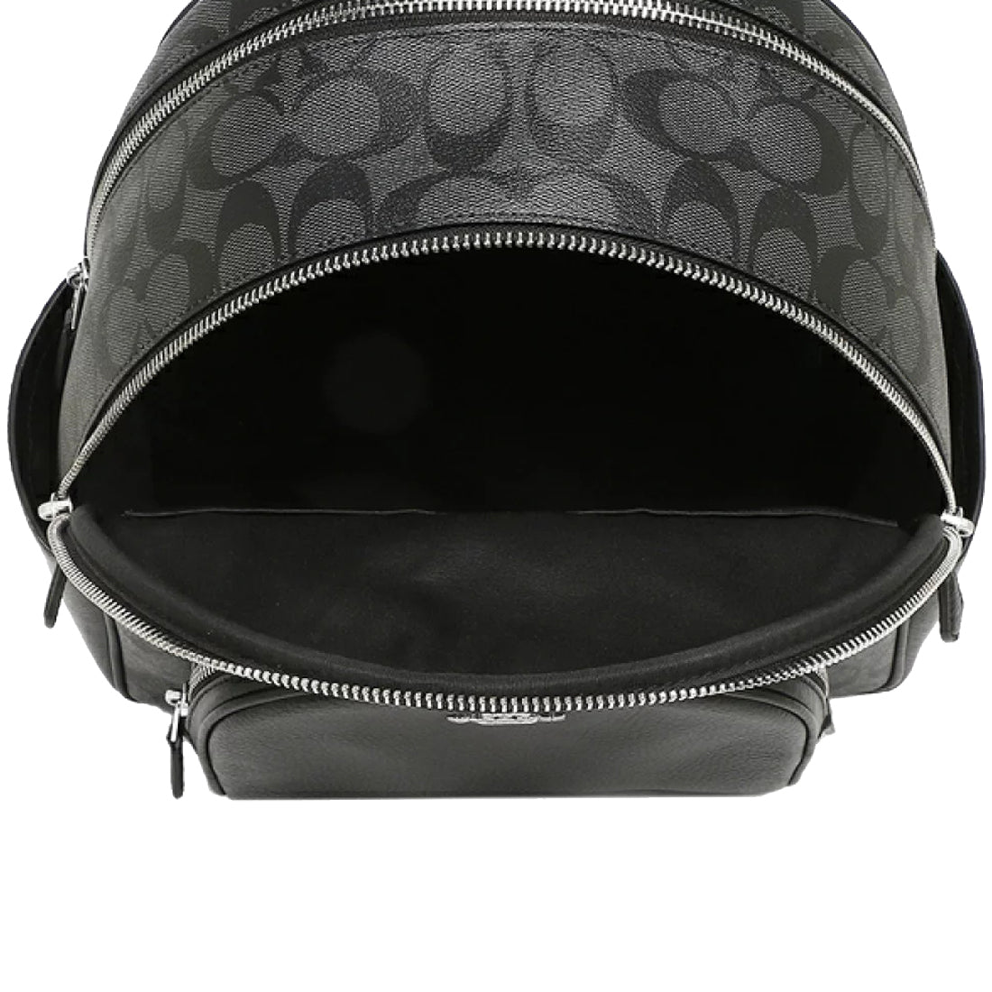 Coach Court Backpack Bag In Signature Canvas in Graphite/ Black 5671 ...