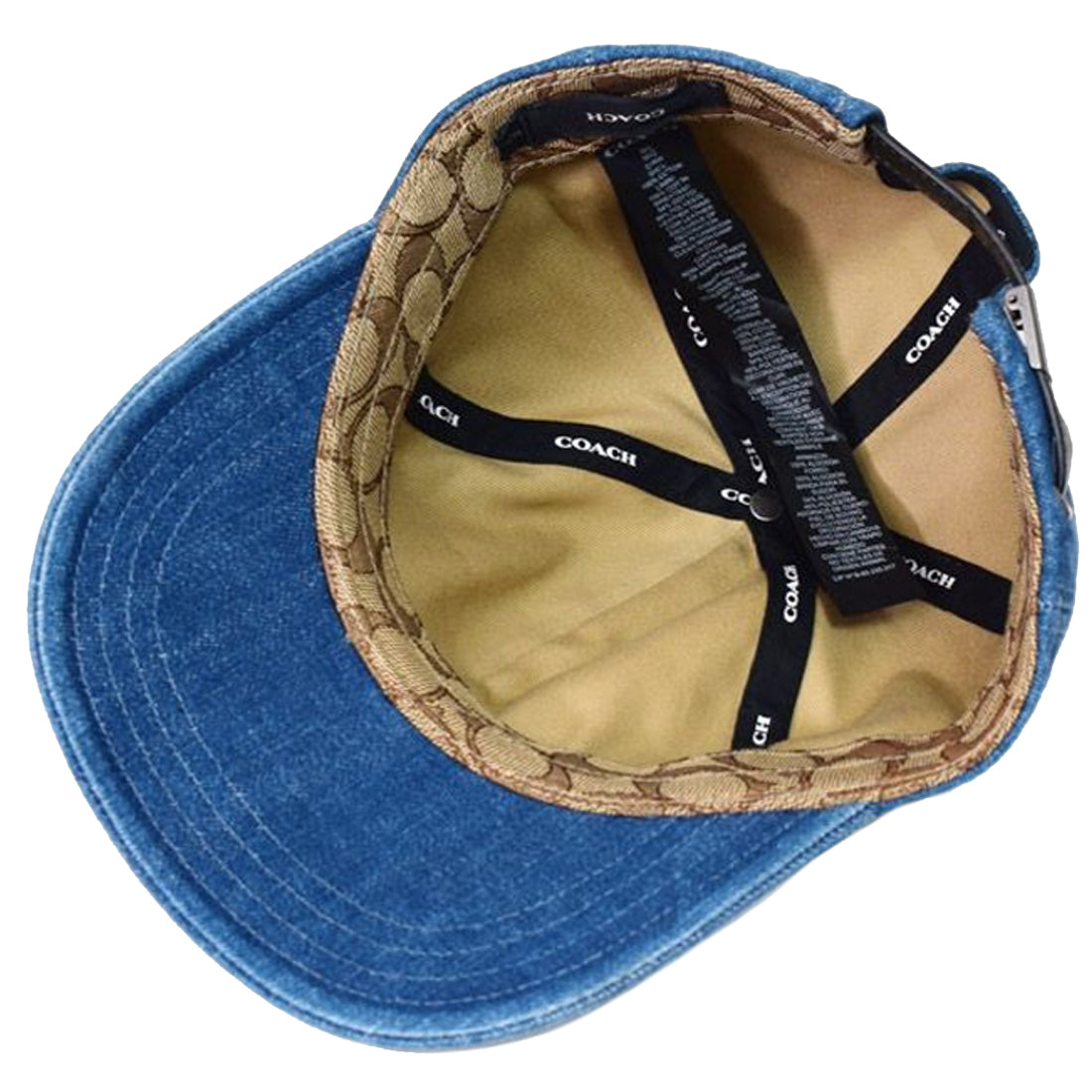 Buy Coach Denim Baseball Hat in Denim CH405 (XS/S) Online in Singapore ...