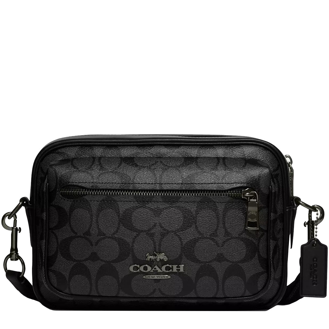 Buy Coach Elias Crossbody Bag In Signature Canvas in Charcoal CJ510 ...