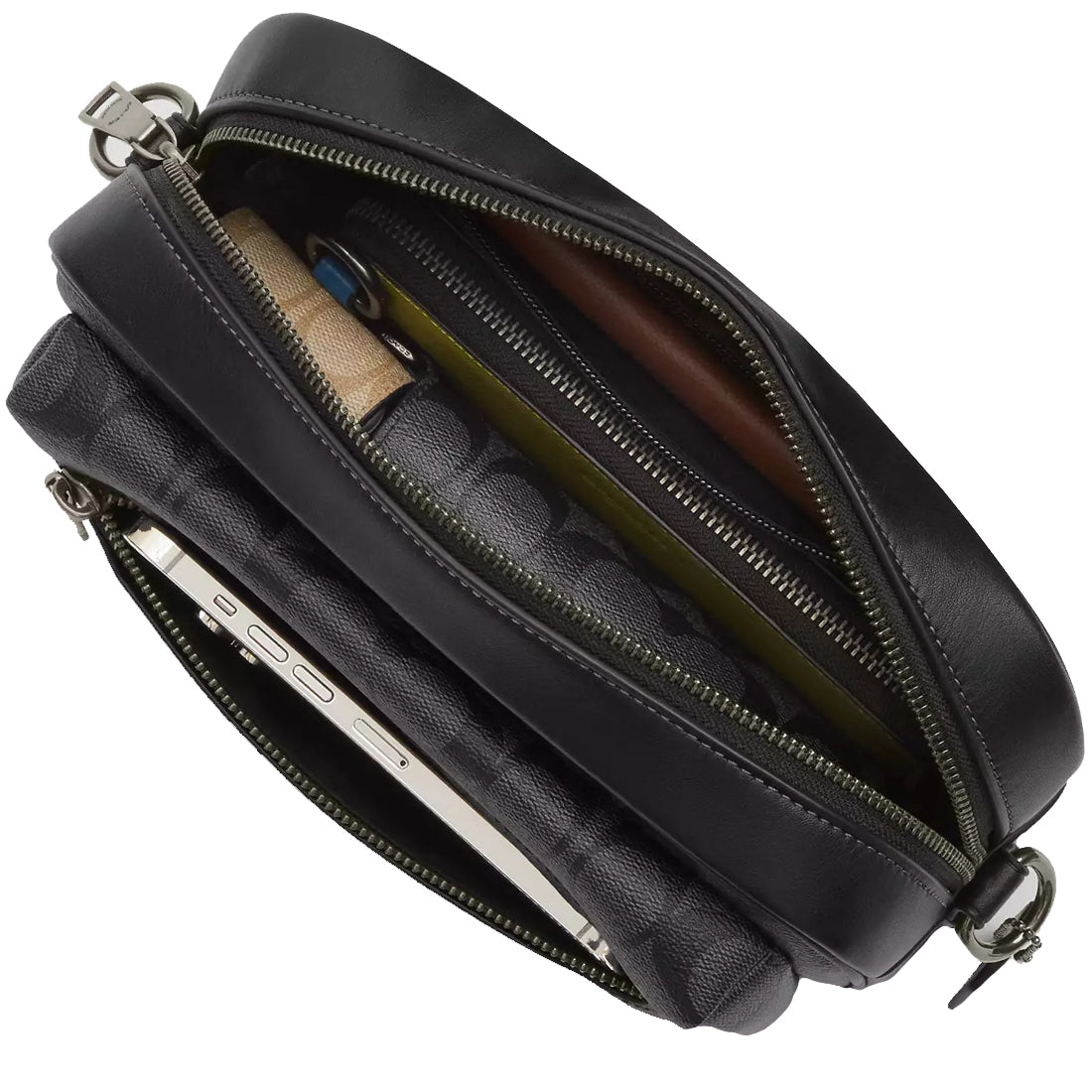 Buy Coach Elias Crossbody Bag In Signature Canvas in Charcoal CJ510 ...