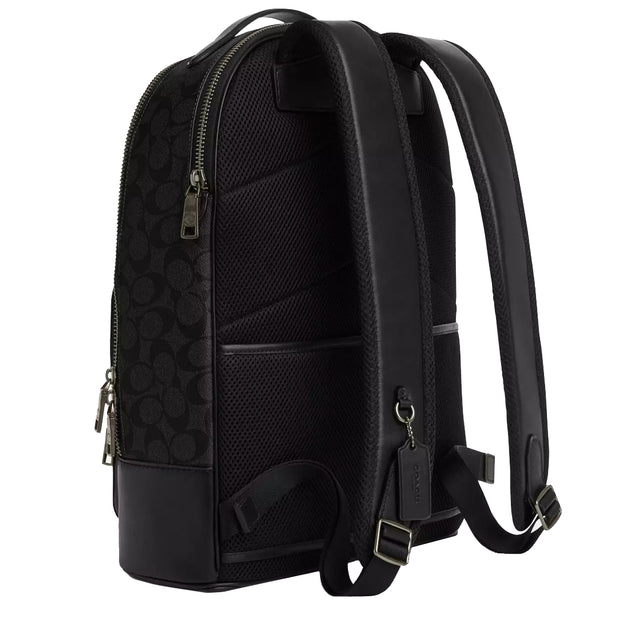 Buy Coach Ethan Backpack Bag In Signature Canvas in Black CL962 Online ...
