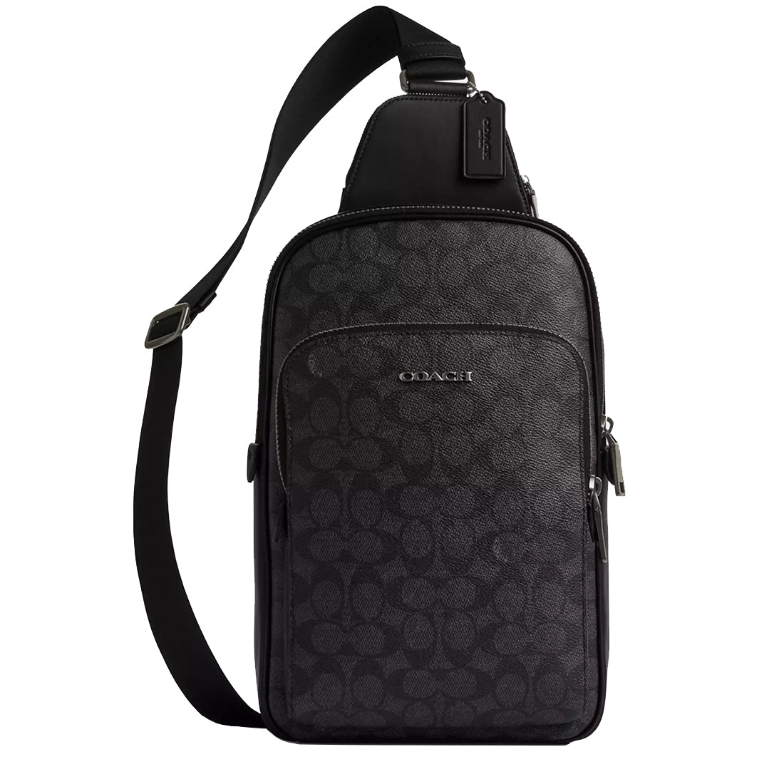 Buy Coach Ethan Pack Bag In Signature Canvas in Charcoal/ Black CV918 ...