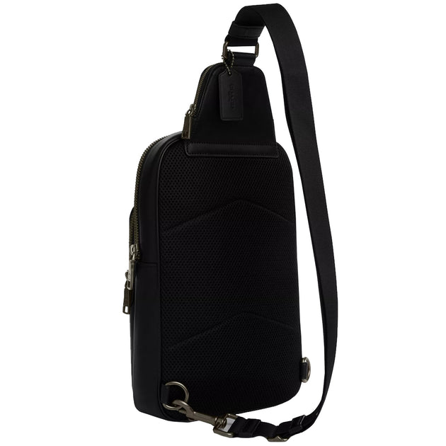 Buy Coach Ethan Pack Bag In Signature Canvas in Black/Black CO910 ...