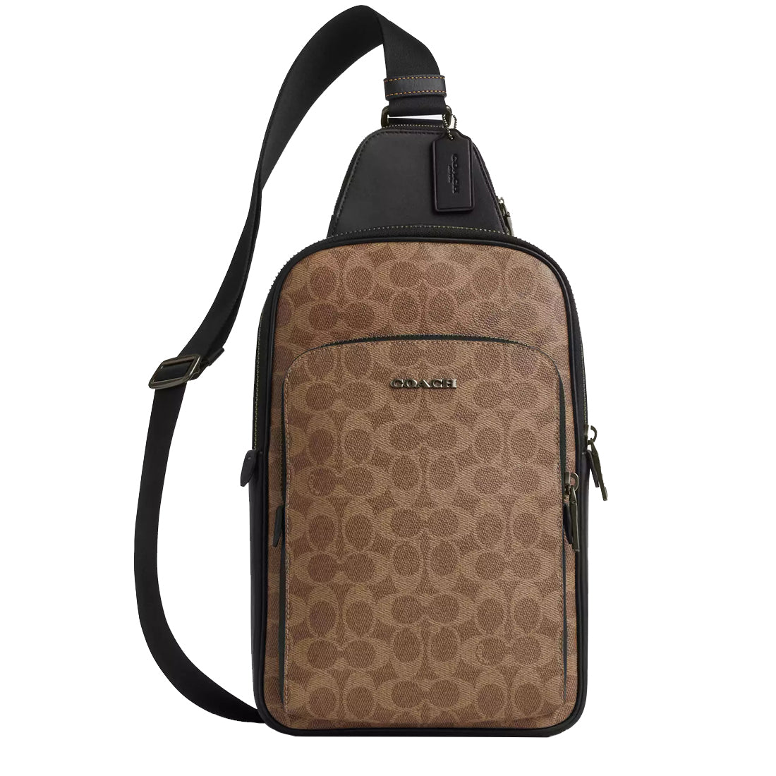 Buy Coach Ethan Pack Bag In Signature Canvas in Tan/ Black CV918 Online ...