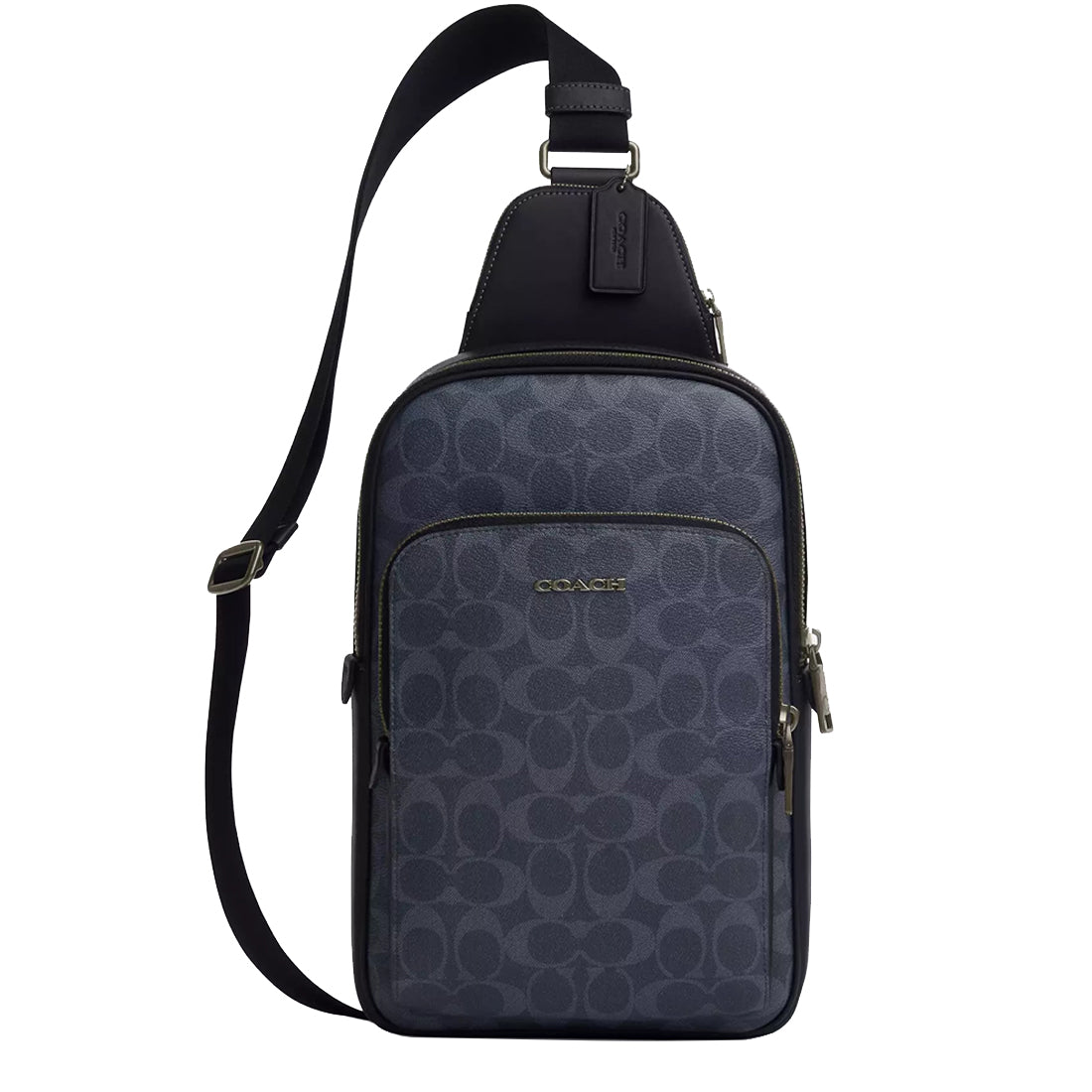 Buy Coach Ethan Pack Bag In Signature Denim in Denim/ Midnight Navy ...