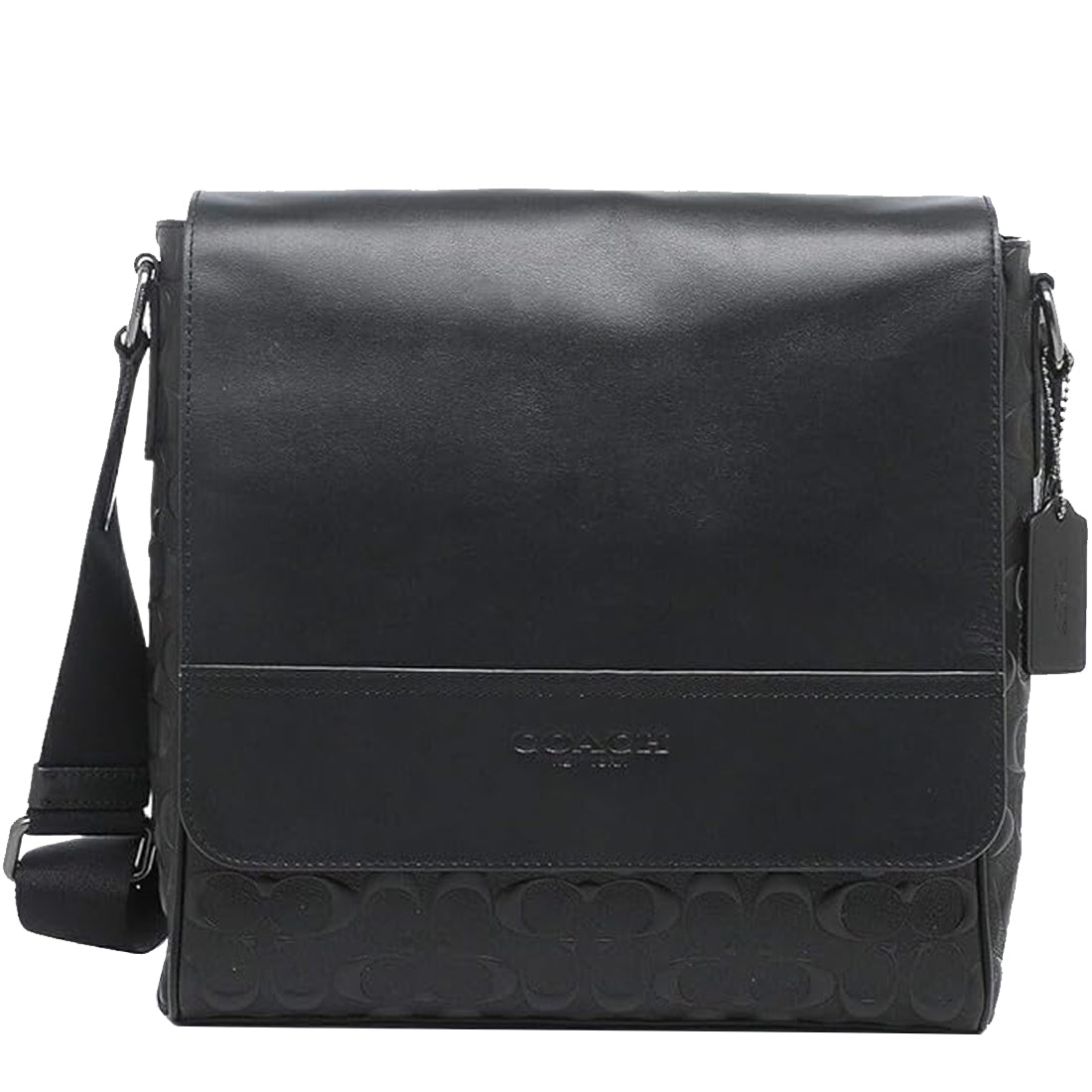 Buy Coach Houston Map Bag In Signature Leather in Black 4006 Online in ...