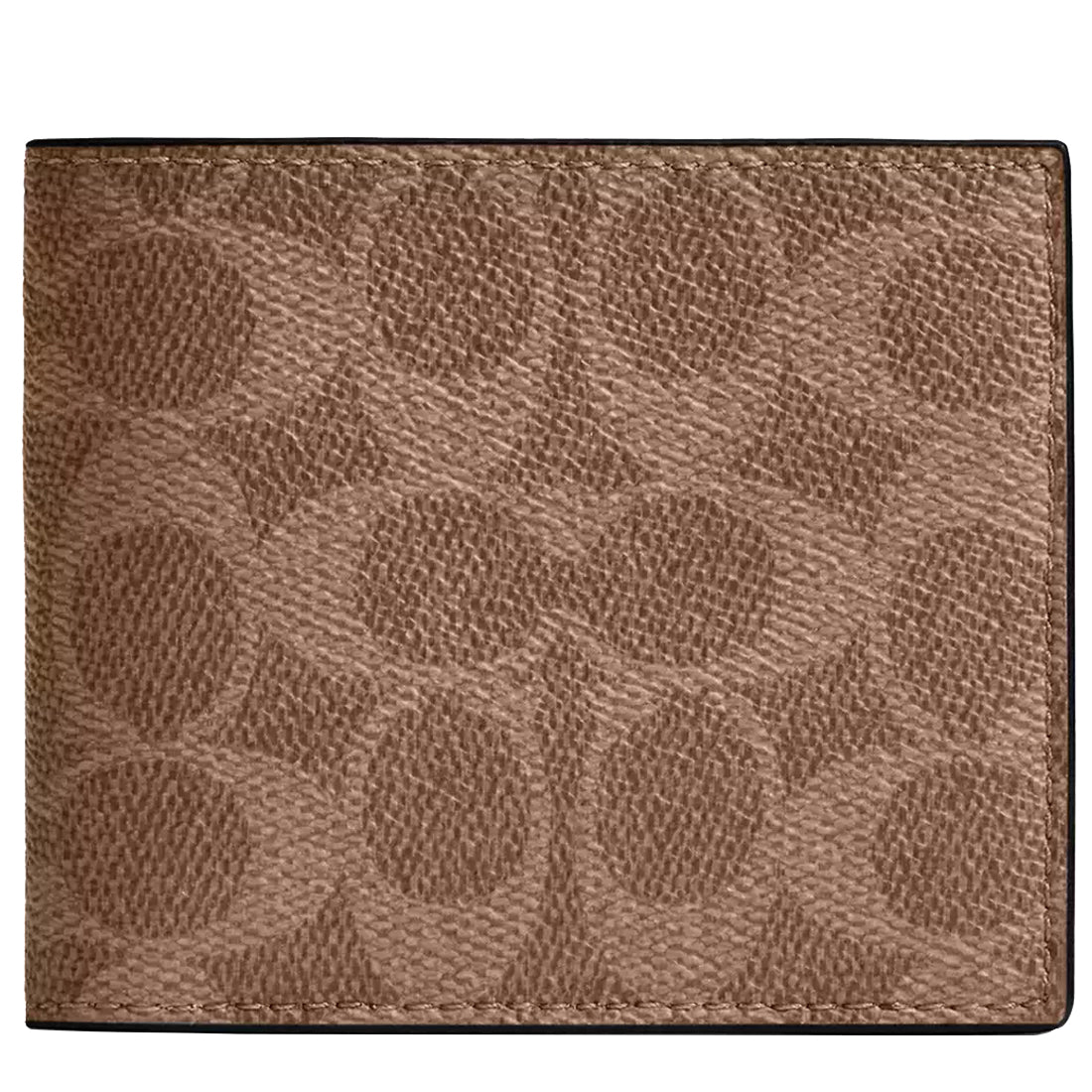 Buy Coach Id Billfold Wallet In Signature Canvas in Tan/ Black CY394 ...