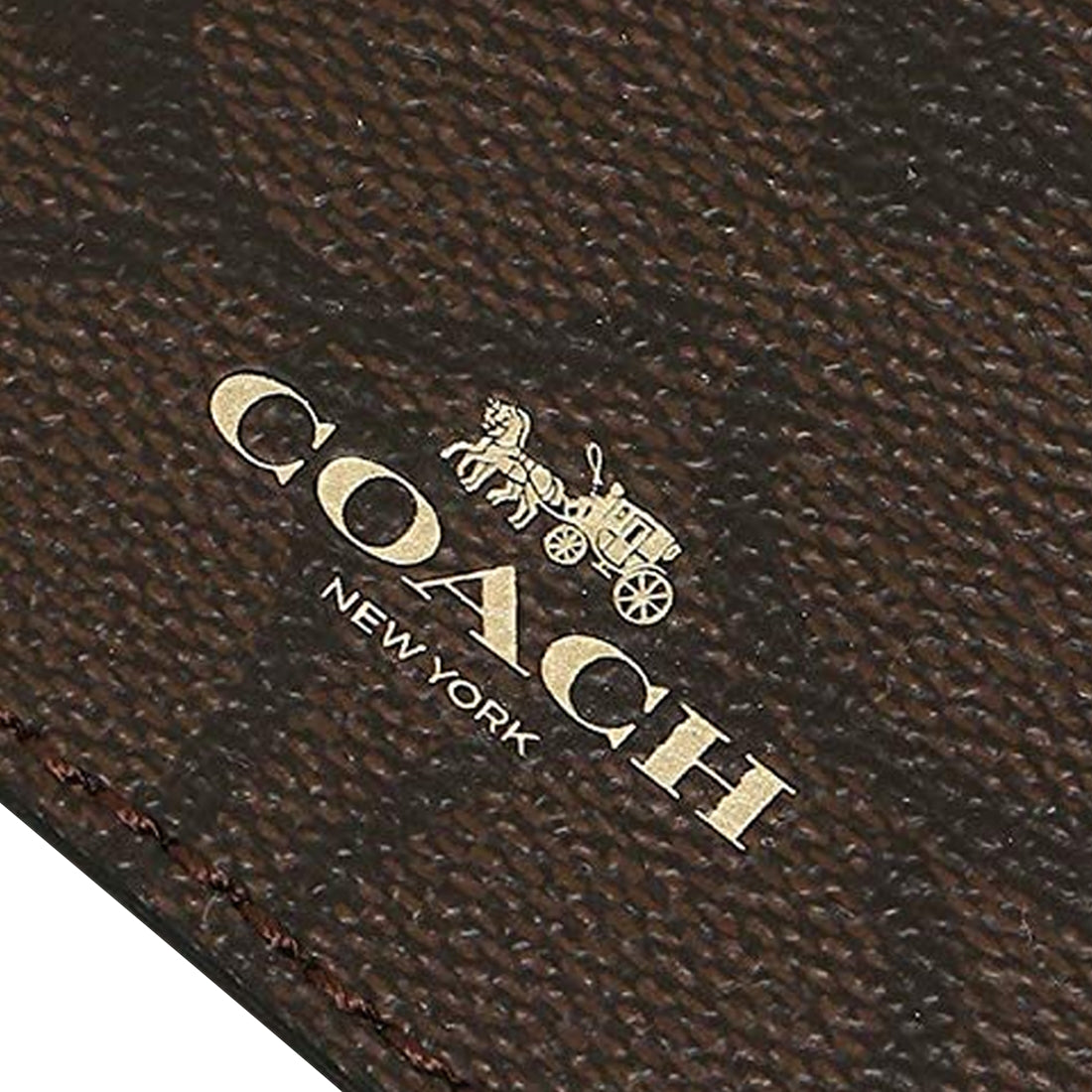 Buy Coach Id Lanyard In Signature Canvas in Brown/ Black 63274 Online ...