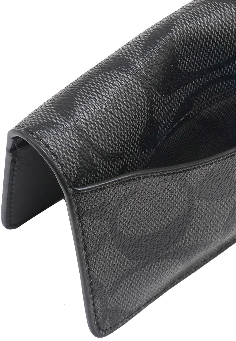 Buy Coach Id Wallet In Signature Canvas in Charcoal/ Black CJ753 Online ...