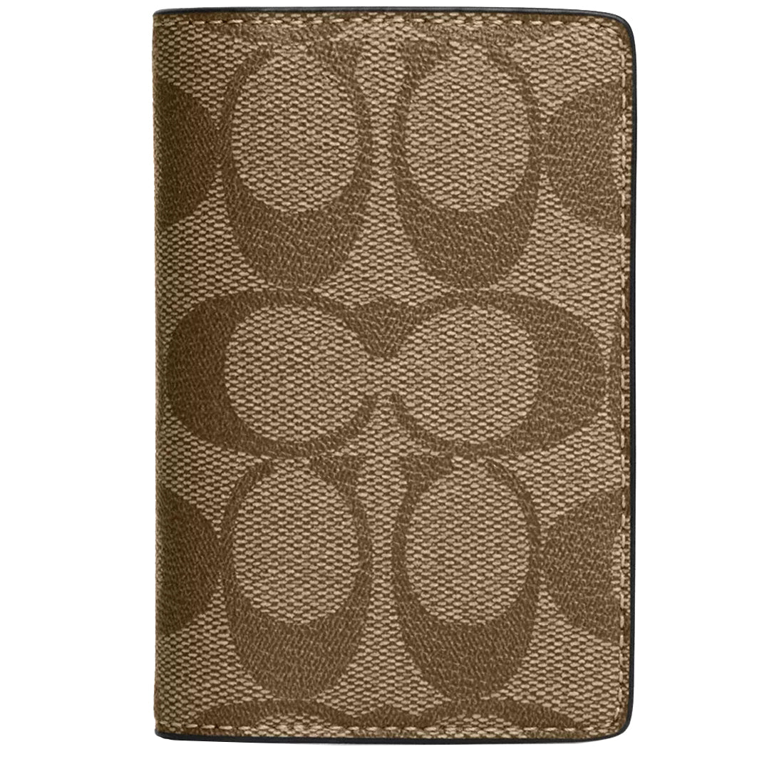 Buy Coach Id Wallet In Signature Canvas in Khaki CJ753 Online in ...