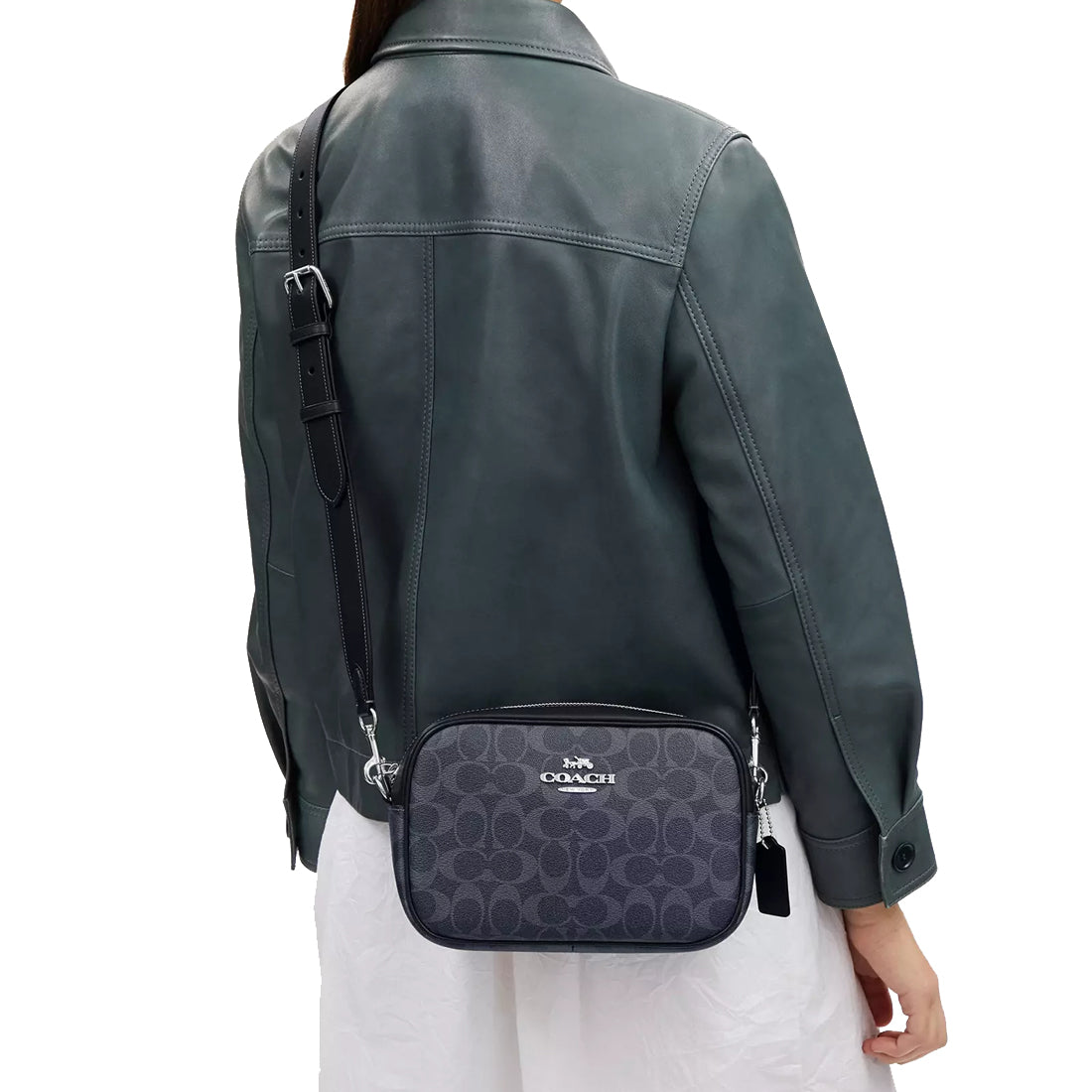 Buy Coach Jamie Camera Bag In Signature Canvas in Denim/ Midnight Navy ...