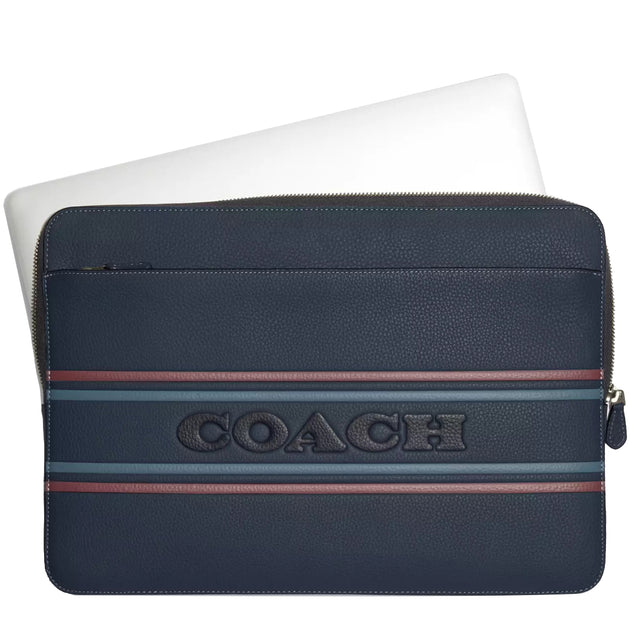 Buy Coach Laptop Case With Coach Stripe in Denim Multi CH068 Online in ...