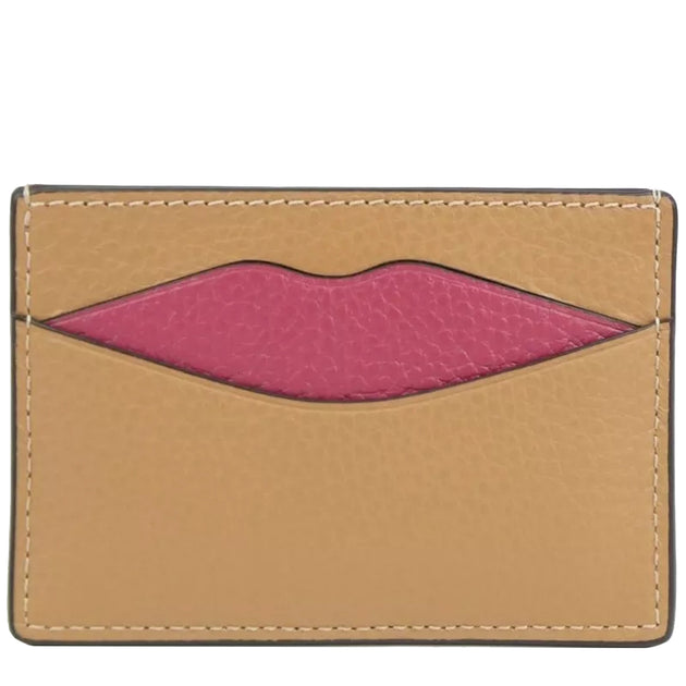 Buy Coach Lip Card Case in Latte Multi CW926 Online in Singapore ...