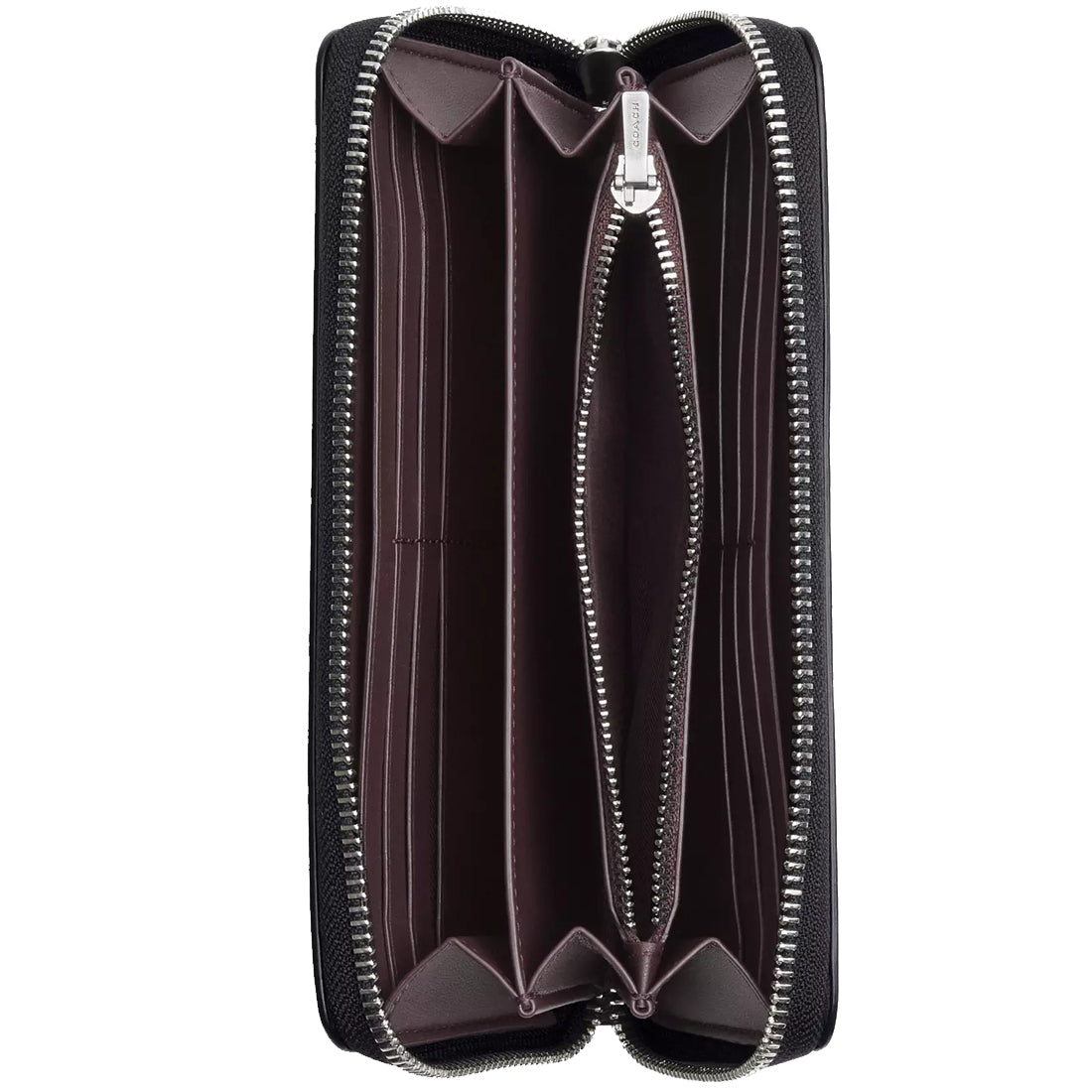 Buy Coach Long Zip Around Wallet In Signature Canvas in Denim/ Midnight ...