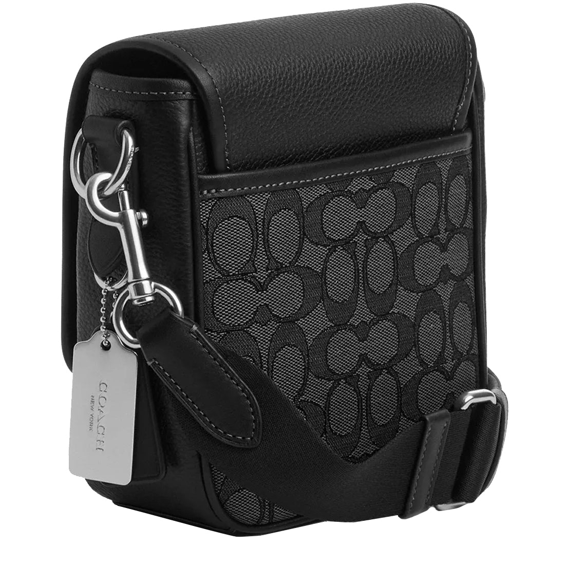 Buy Coach Lucas Crossbody Bag In Signature Jacquard in Charcoal/ Black ...