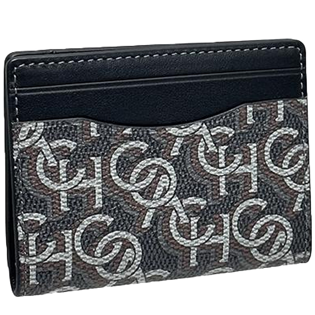 Coach Magnetic Card Case With Coach Monogram Print in Black CF133 ...