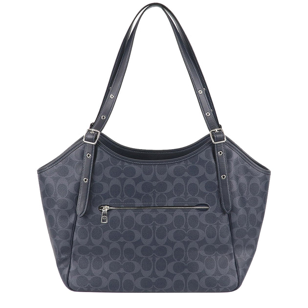 Buy Coach Meadow Shoulder Bag In Signature Canvas in Denim/ Midnight ...