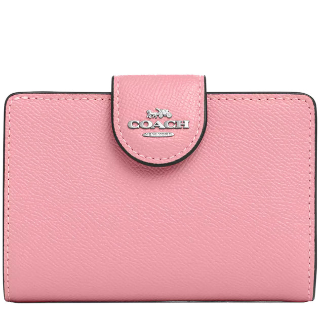 Buy Coach Medium Corner Zip Wallet in Flower Pink 6390 Online in ...