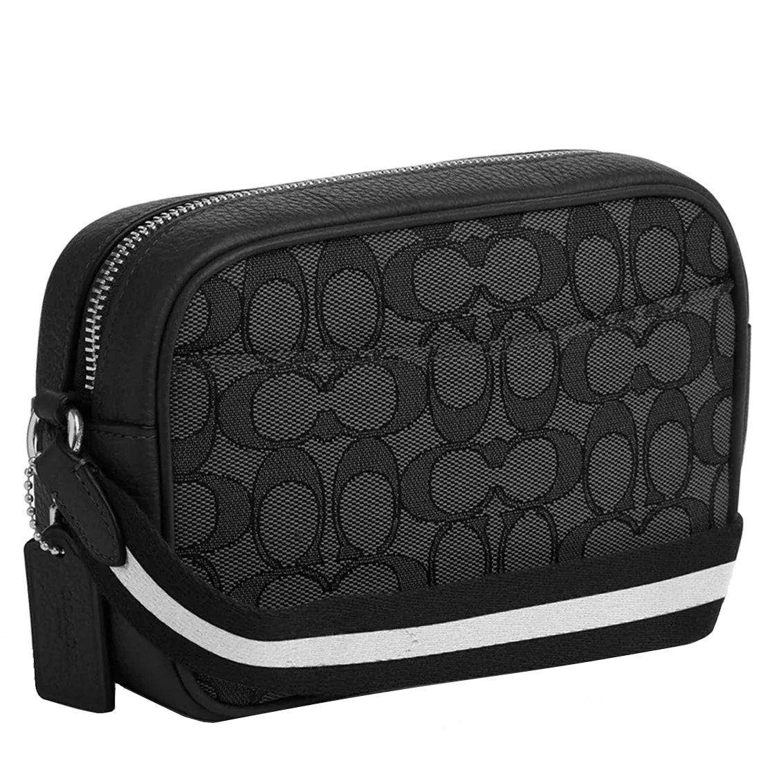 Buy Coach Mini Jamie Camera Bag In Signature Jacquard in Smoke/ Black ...