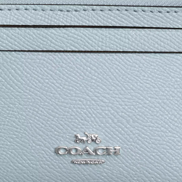 Buy Coach Mini Skinny ID Case in Pale Blue CN500 Online in Singapore ...