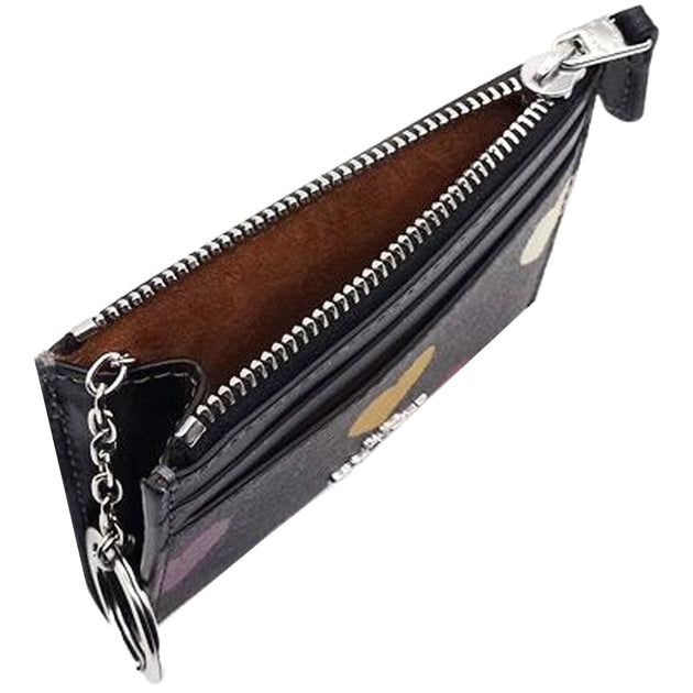 Buy Coach Mini Skinny Id Case In Signature Canvas With Heart Print in ...