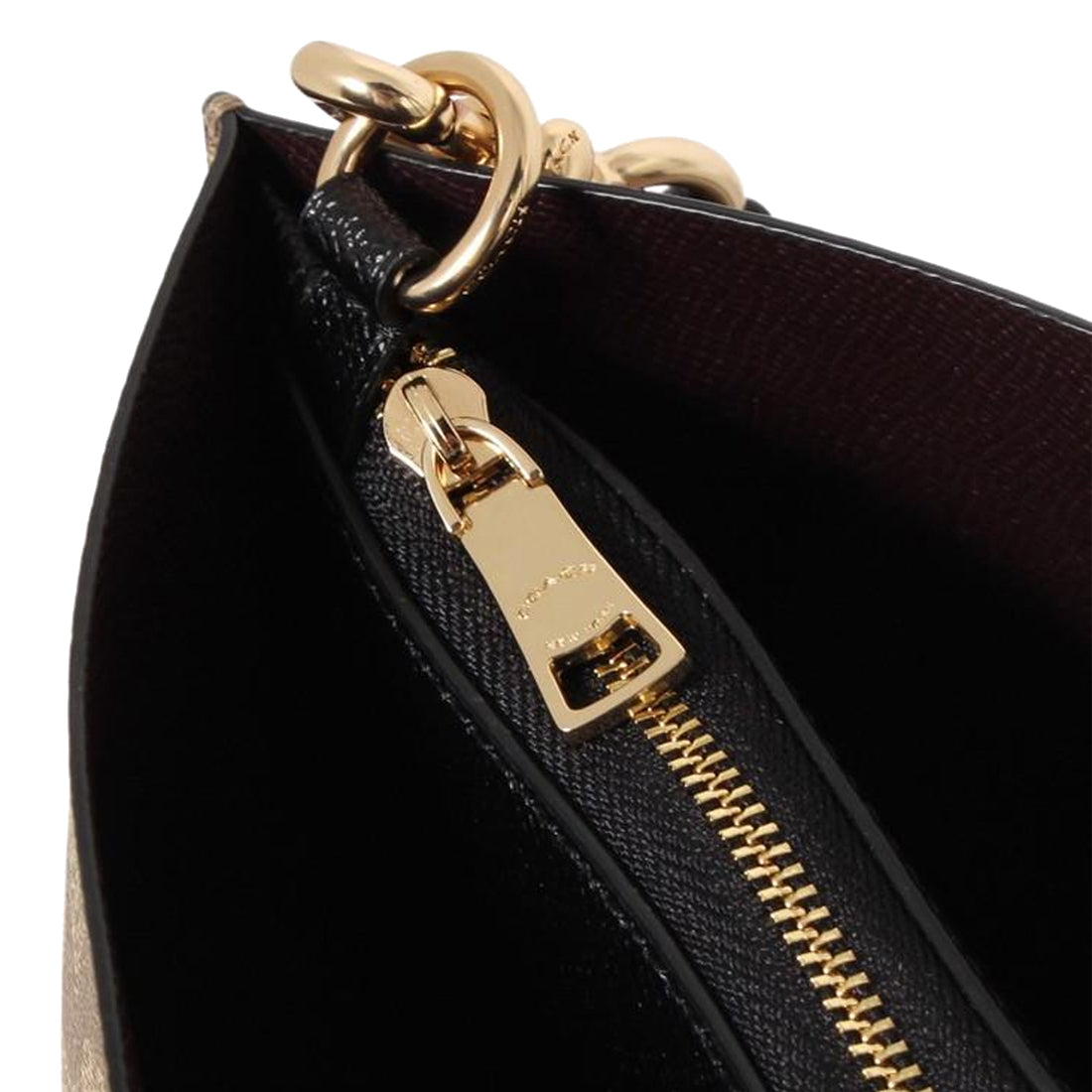 Coach Mollie Tote Bag 25 In Signature Canvas in Khaki/ Black C4250 ...