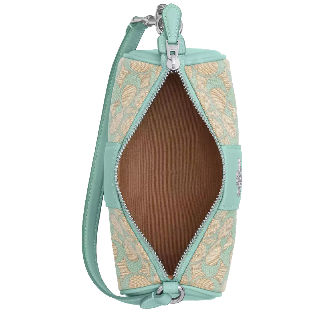 Buy Coach Nolita Barrel Bag In Signature Jacquard in Faded Blue CU003 ...