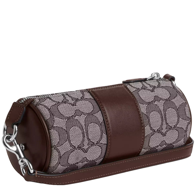 Buy Coach Nolita Barrel Bag In Signature Jacquard in Oak/ Maple CU989 ...