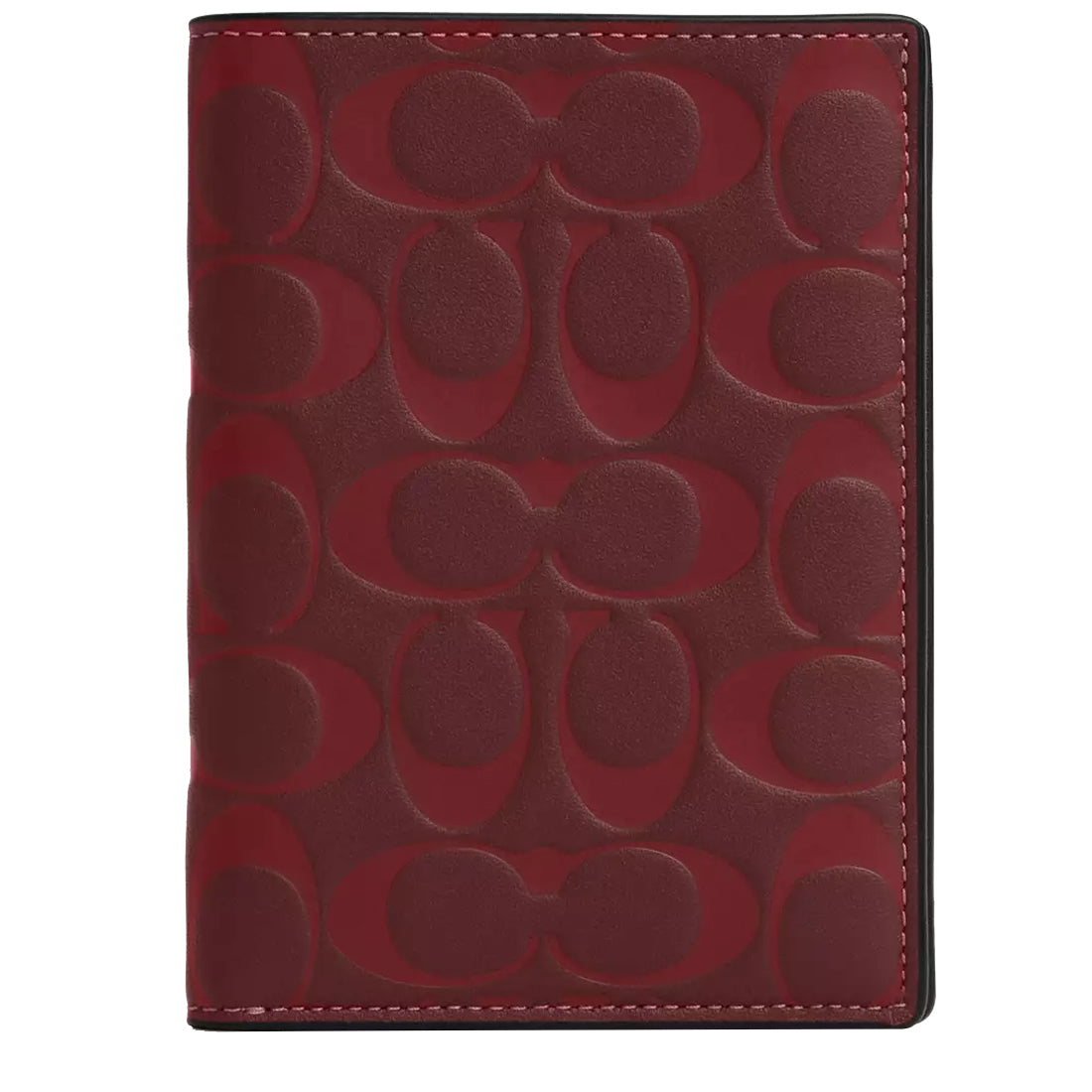 Buy Coach Passport Case In Signature Leather in Wine Multi CJ742 Online ...