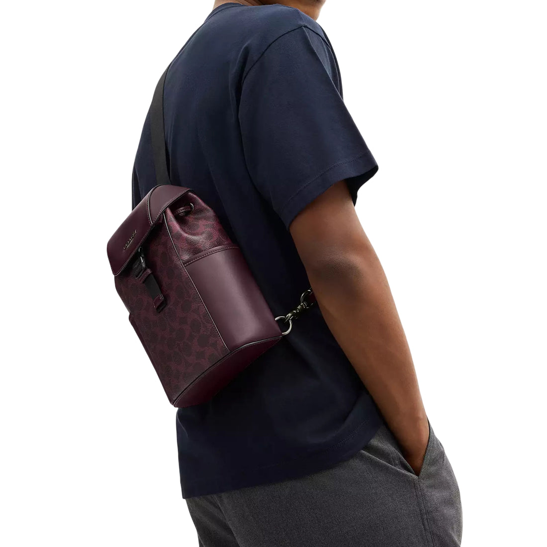 Coach Racer Pack Bag In Signature Canvas CCF93 | Designer Bags Sale ...