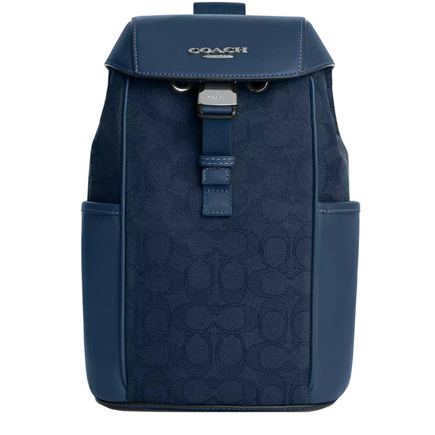 Buy Coach Racer Pack Bag In Signature Jacquard in Denim/ Dark Denim ...