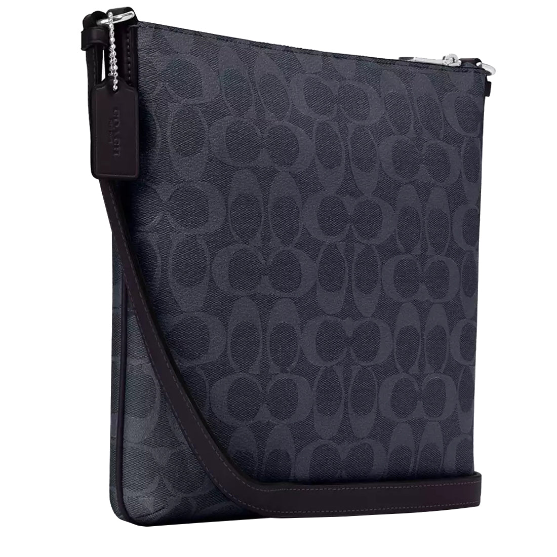 Buy Coach Rowan File Bag In Signature Canvas in Denim/ Midnight Navy ...