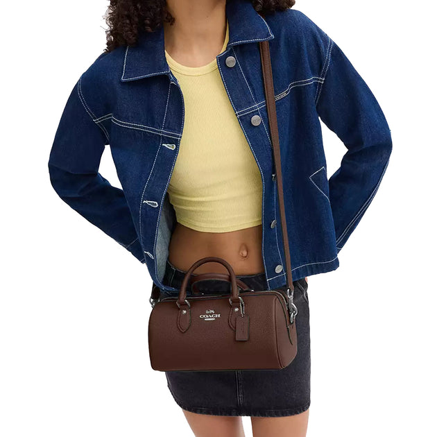 Buy Coach Rowan Long Satchel Bag in Maple CV964 Online in Singapore ...