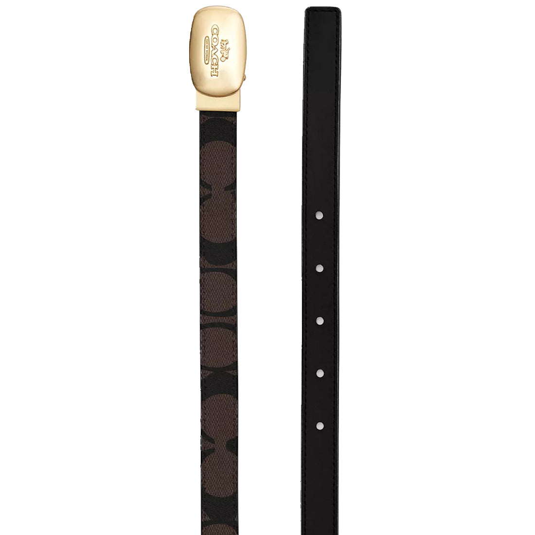 Buy Coach Signature Buckle Cut To Size Reversible Eliza Belt, 18 Mm in ...