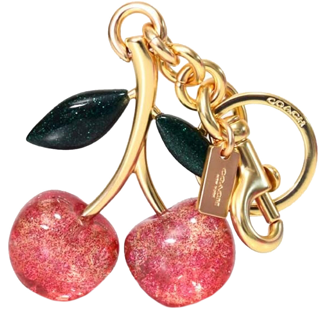 Buy Coach Signature Cherry Bag Charm in Pink Multi 88547 Online in ...