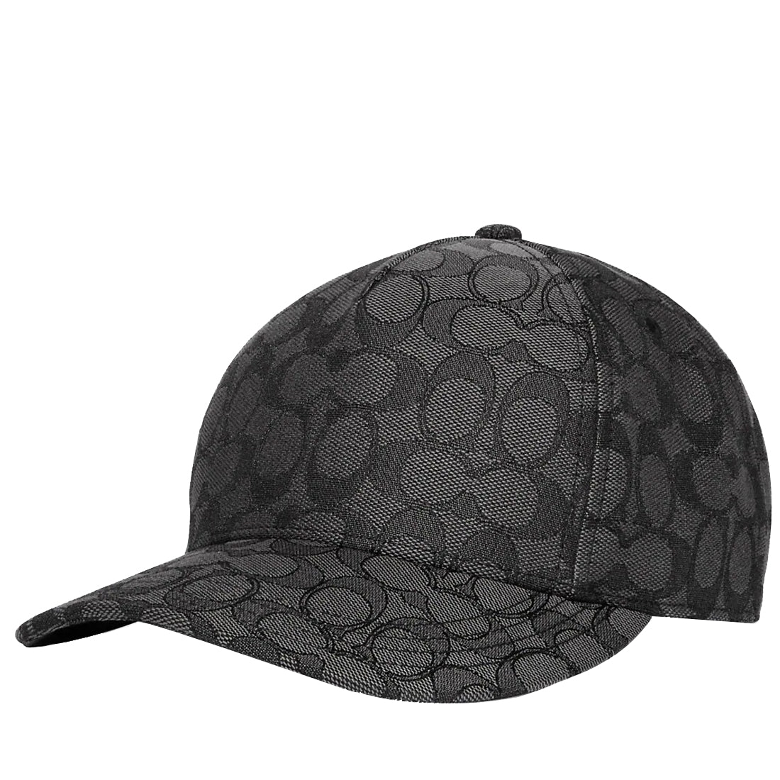 Coach Signature Jacquard Baseball Hat In Charcoal CB706 – PinkOrchard.com