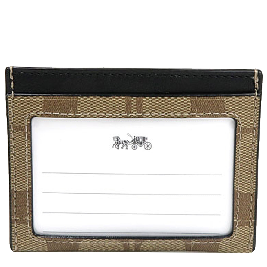 Coach Slim Id Card Case In Signature Canvas in Tan 58110 – PinkOrchard.com