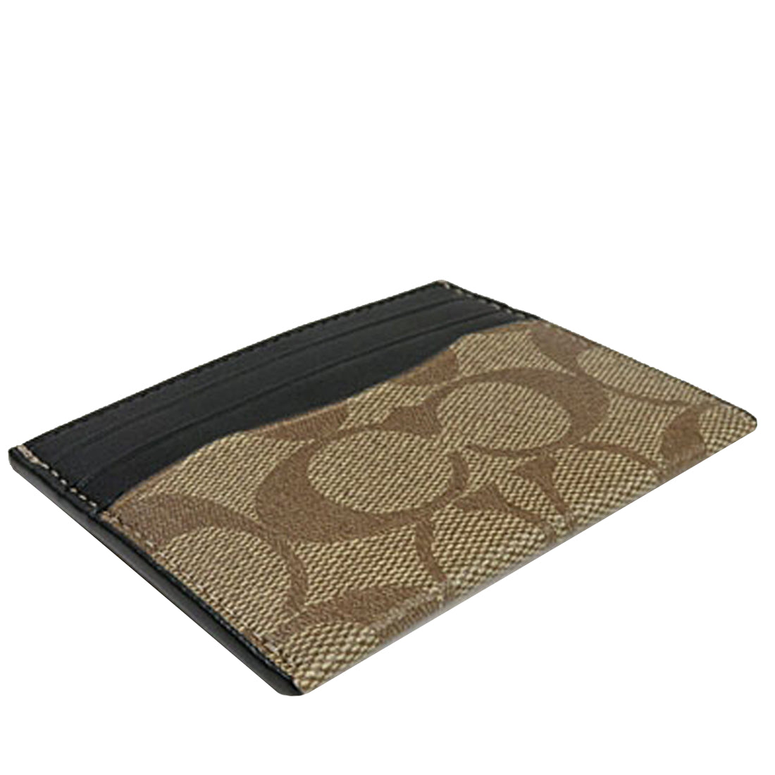 Coach Slim Id Card Case In Signature Canvas in Tan 58110 – PinkOrchard.com