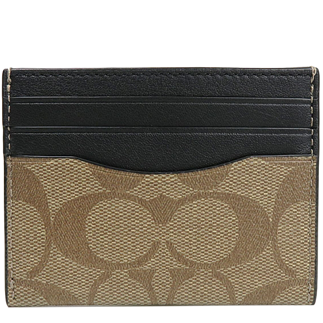 Coach Slim Id Card Case In Signature Canvas in Tan 58110 – PinkOrchard.com