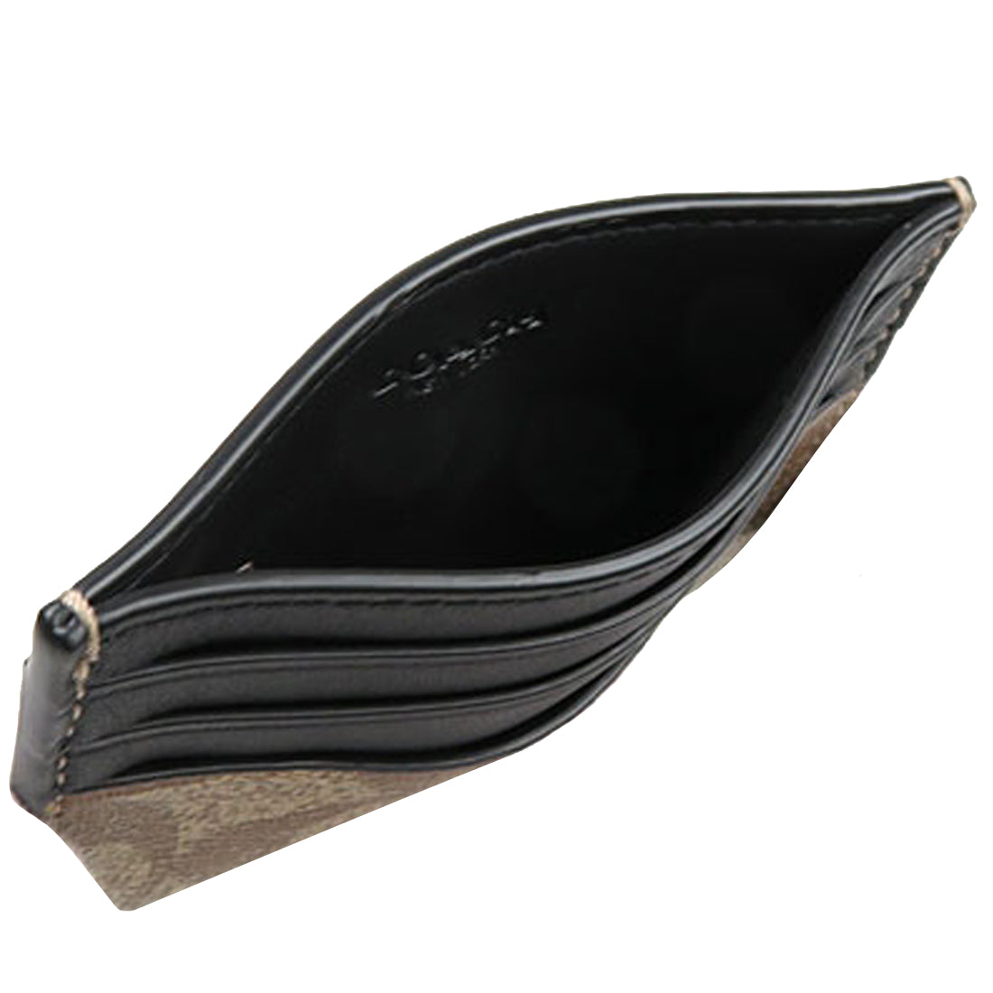 Coach Slim Id Card Case In Signature Canvas in Tan 58110 – PinkOrchard.com