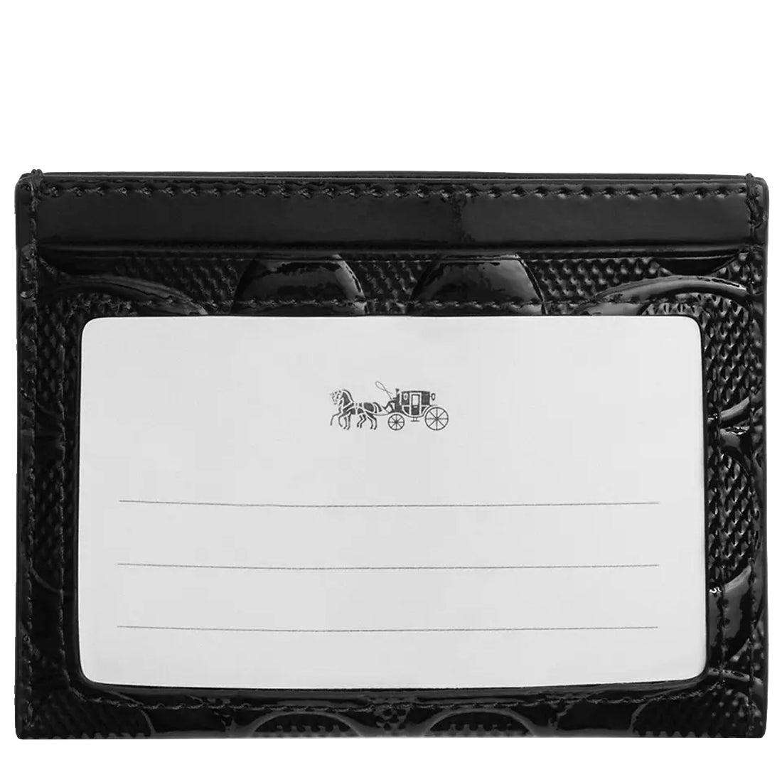 Buy Coach Slim Id Card Case In Signature Leather in Black CV422 Online ...