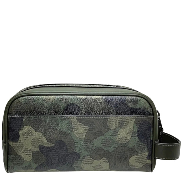 Buy Coach Small Travel Kit In Signature Camo Print in Dark Shamrock ...