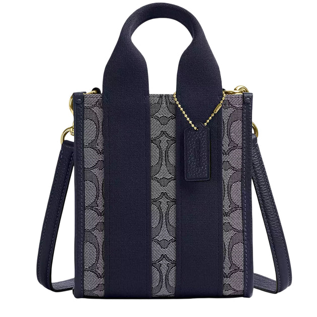 Coach Smith Mini Tote Bag In Signature Jacquard - Midnight Navy CCL75 ...