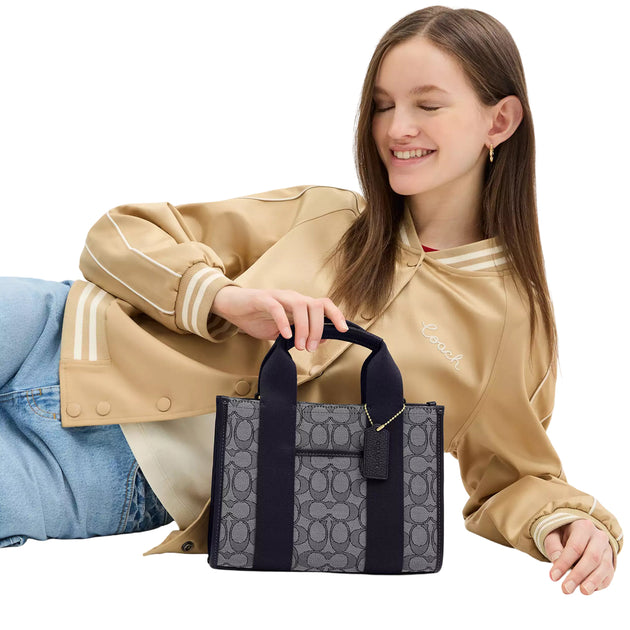 Coach Smith Tote Bag 24 In Signature Jacquard - Midnight Navy CAR78 ...