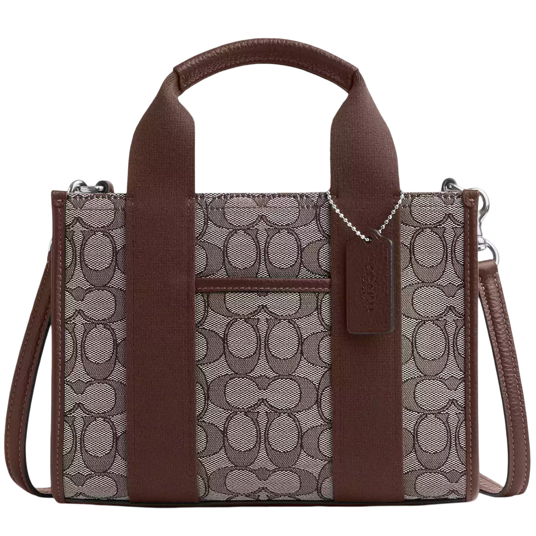 Coach Smith Tote Bag 24 In Signature Jacquard - Oak/ Maple CAR78 ...