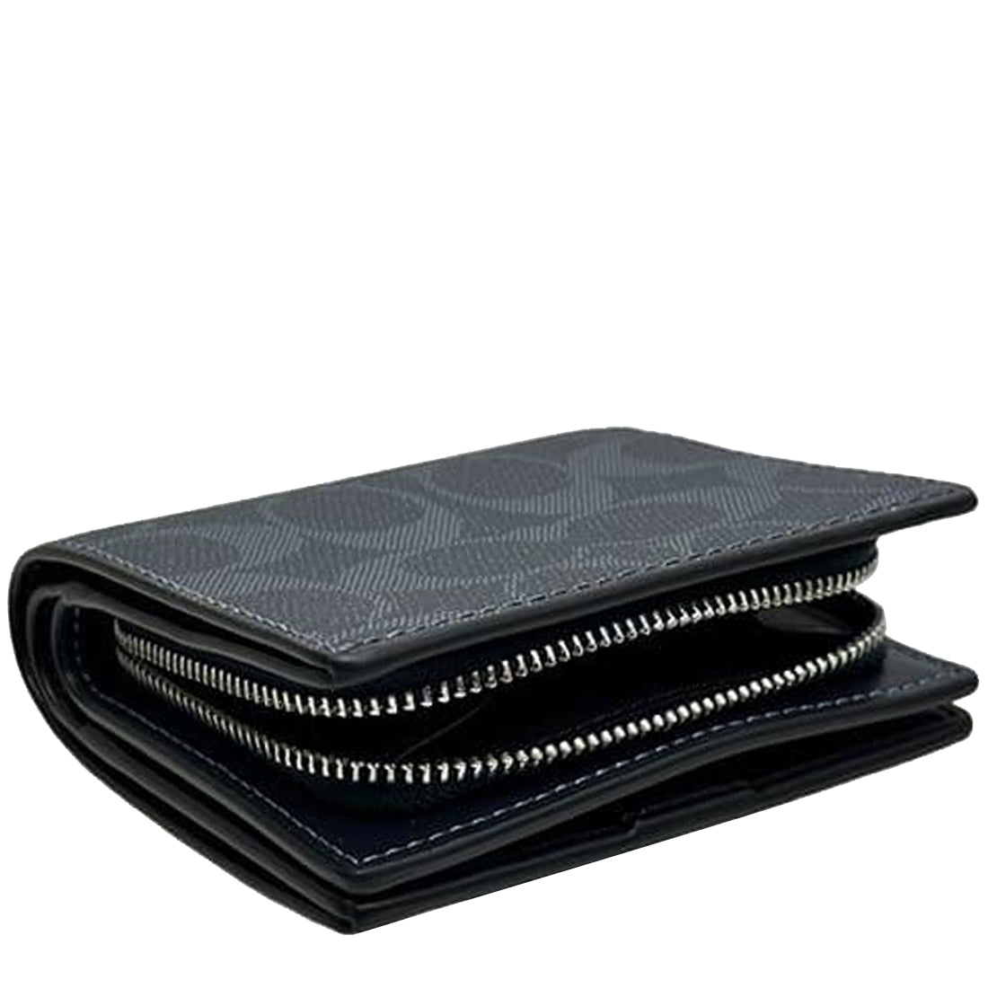 Buy Coach Snap Wallet In Signature Canvas in Denim/ Midnight Navy C3309 ...