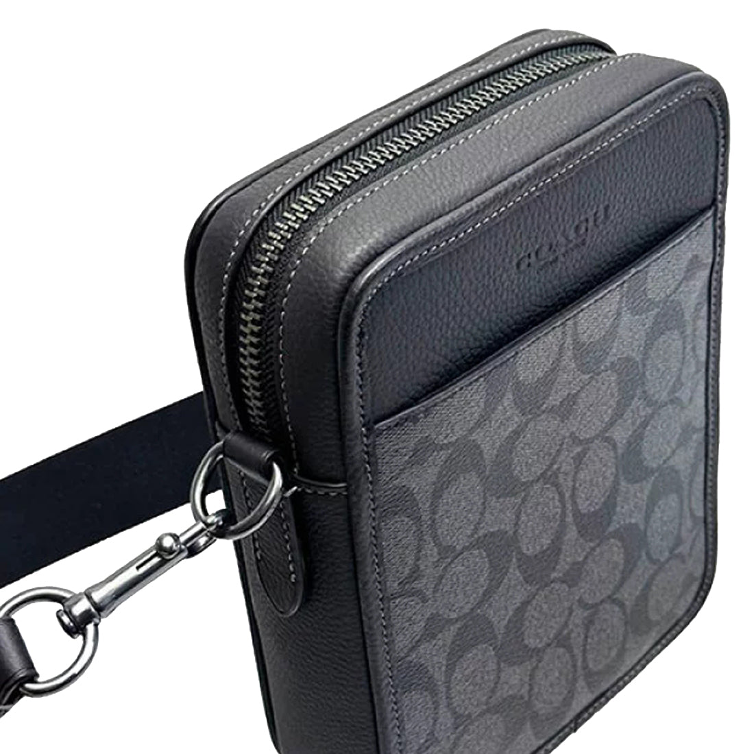 Buy Coach Sullivan Crossbody Bag in Signature Canvas in Charcoal/ Black ...